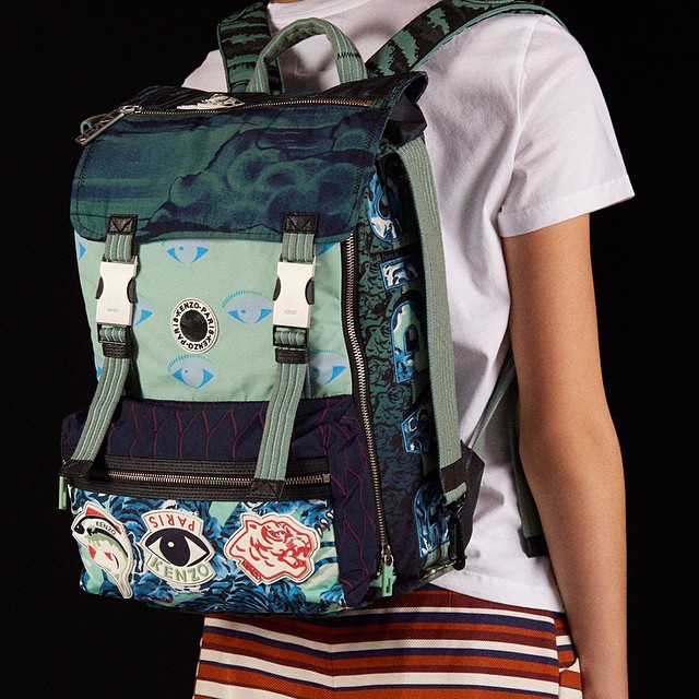 @KENZO: Hitting the road this summer? Have our muti-logo backpack in ...