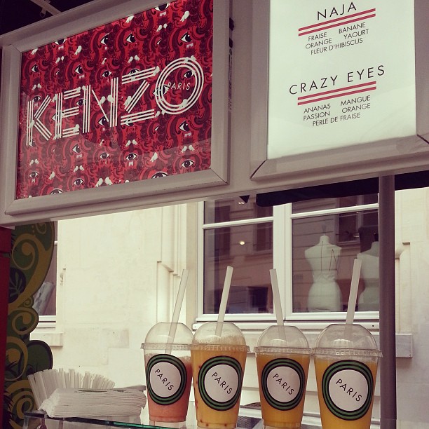 @KENZO: Exclusive Kenzo x Zumo fruit smoothies for our guests at @les ...