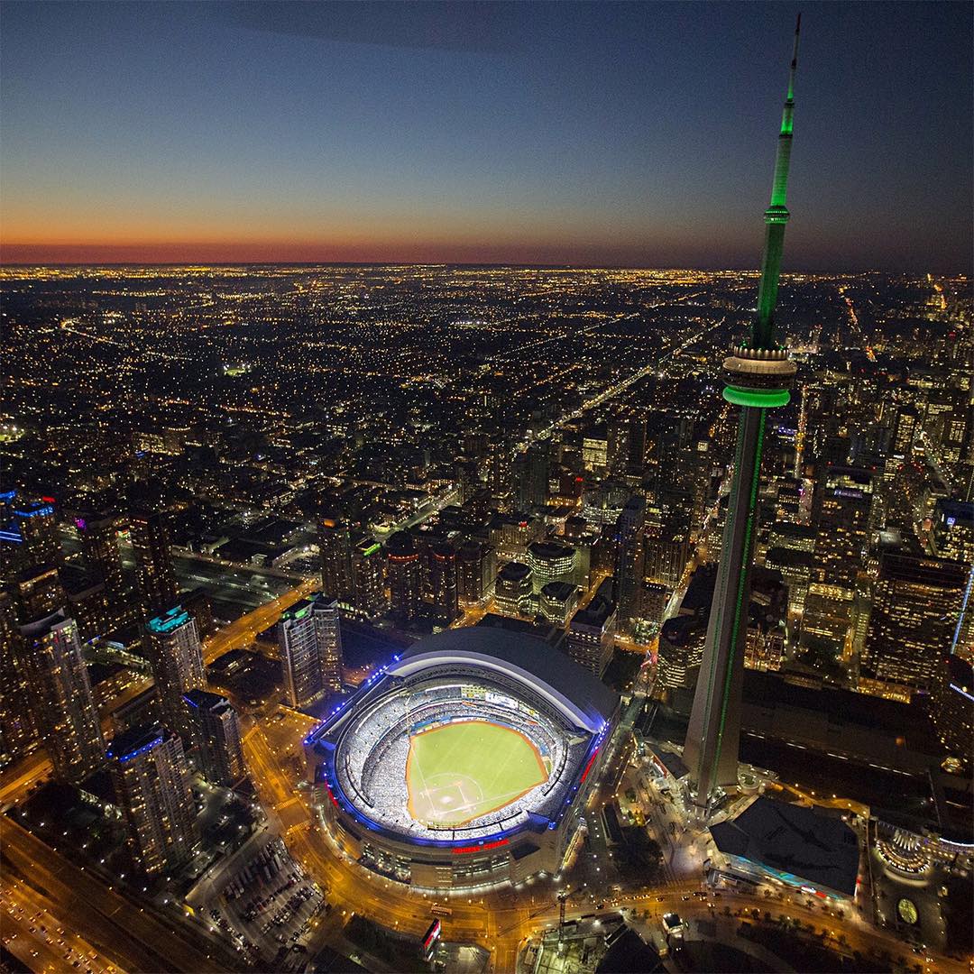 @Canon: Let’s play ball! A stunning view of downtown #Toronto’s ball ...
