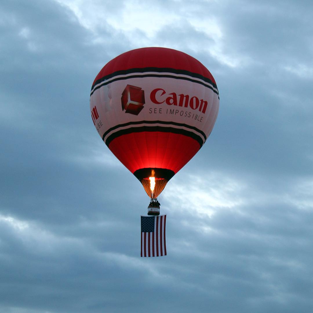 @Canon: The #Canon balloon took flight this morning during the Mass ...