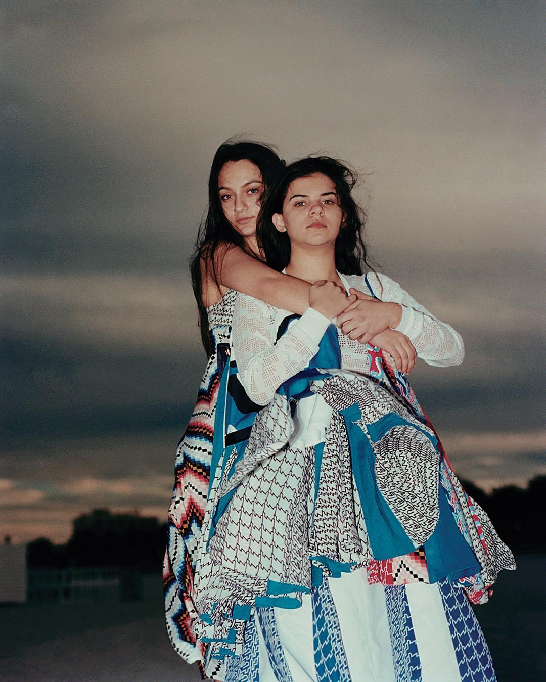 @KENZO: Alexa and Isabella layered in #KENZOSS16 dresses, shot by ...