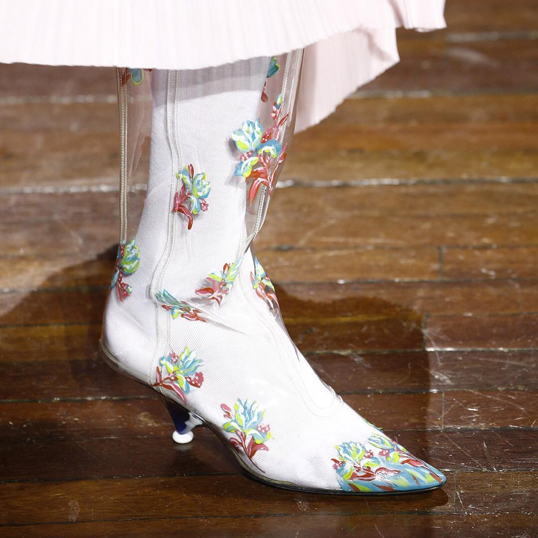 @KENZO: Straight off the runway: details of the hand-painted ...