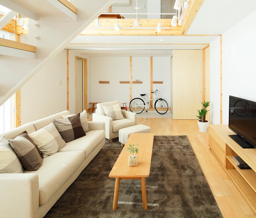 @MUJI無印良品の家: 無印良品の家 宮崎店「木の家」モデルハウス。 #無印良品 #無印良品の家 #戸建て #注文住宅 #吹抜け #マイ ...