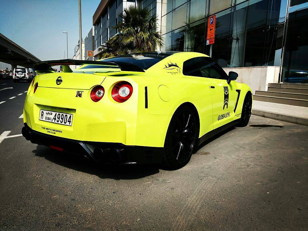@Nissan: Something to brighten up your day. #OMGTR #GTR #R35 #neon ...