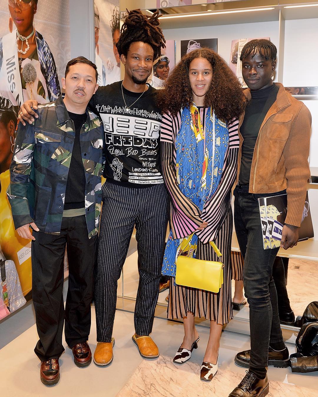 @KENZO: Yesterday night at the #KENZOFOLIO launch party at the @kenzo ...