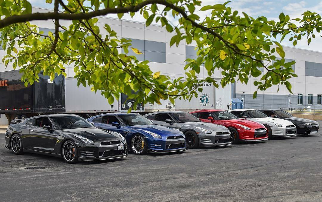 @Nissan: What a line up! #OMGTR #GTR #R35 #lineup @iambenjh @evan ...