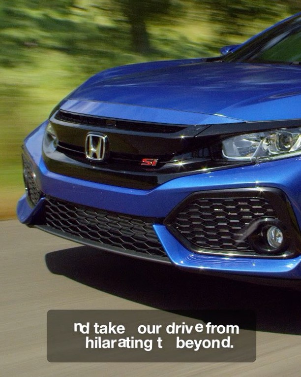 @Honda: Up the thrills and put the #CivicSi into Sport Mode.... - Ciao Nihon
