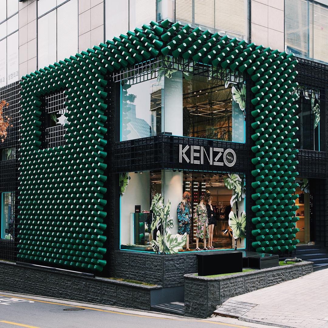 @KENZO: Welcome to the new @kenzo Store in Seoul featuring an amazing facade designed by ...