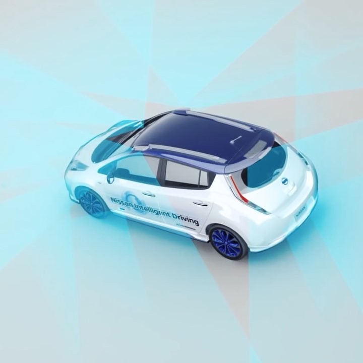 @Nissan: 8 way, 360 degree camera system 5 radar units 4 laser scanners ...