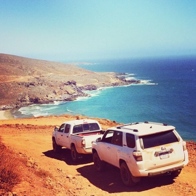 @Toyota: After 3 hours of bumpy dirt trails...this was our reward ...