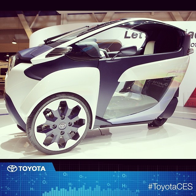 @Toyota: Zero. Zip. Nada. The i-Road has an electric motor for a quiet ...