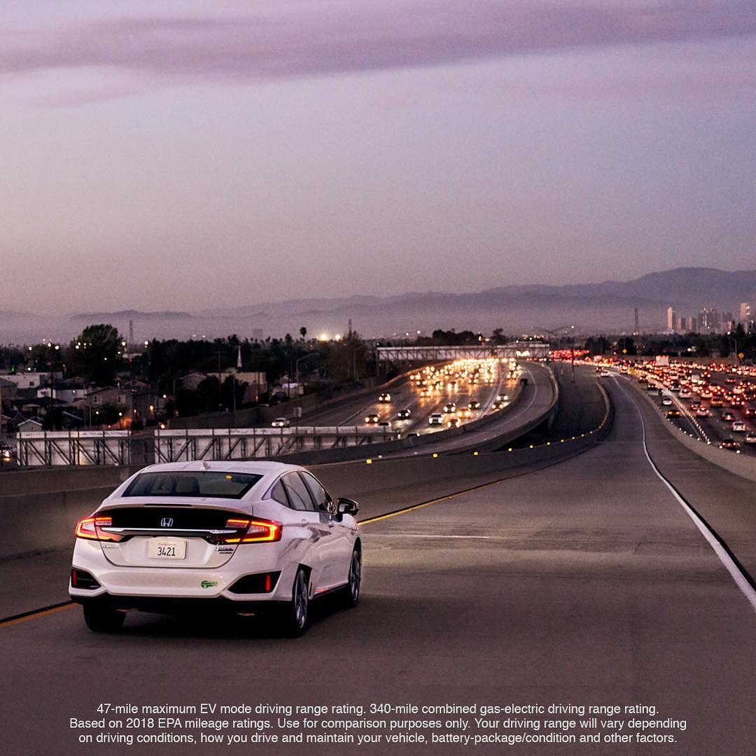 @Honda: With a 47-mile all-electric EPA range rating, the 2018 # ...