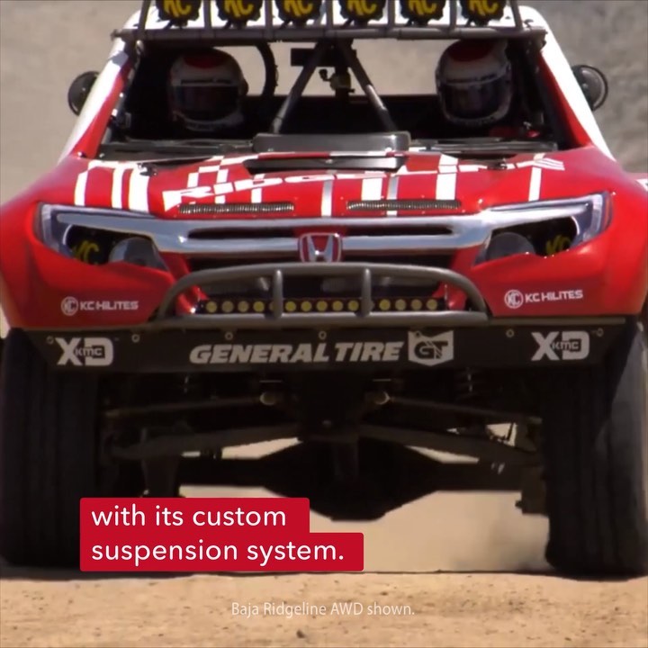 Honda: The Baja Ridgeline was modified to handle the rough-and-tumble ...