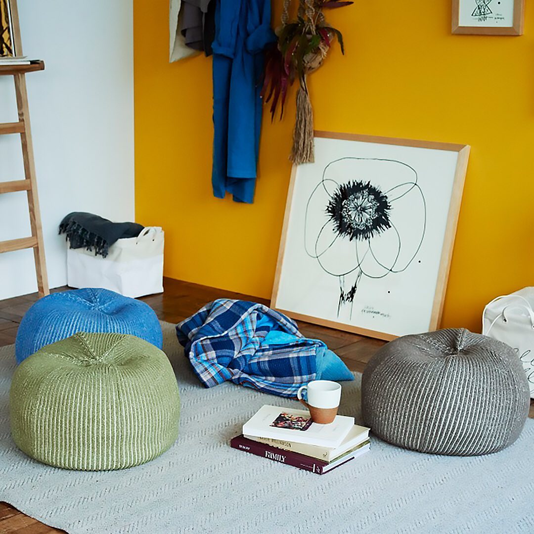 MUJI無印良品: 【IDÉE】MINI PUUF 新シリーズ登場 丸くて愛らしいフォルムが人気のMINI PUUFに新シリーズが登場しました ...