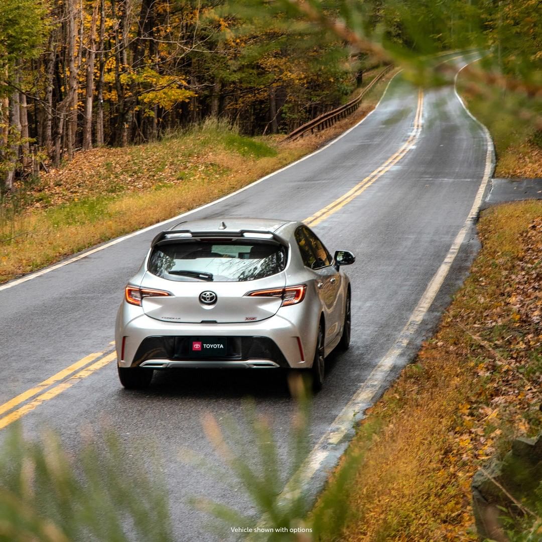 Toyota: Never fall behind! #Corolla Hatchback #LetsGoPlaces... - Ciao Nihon
