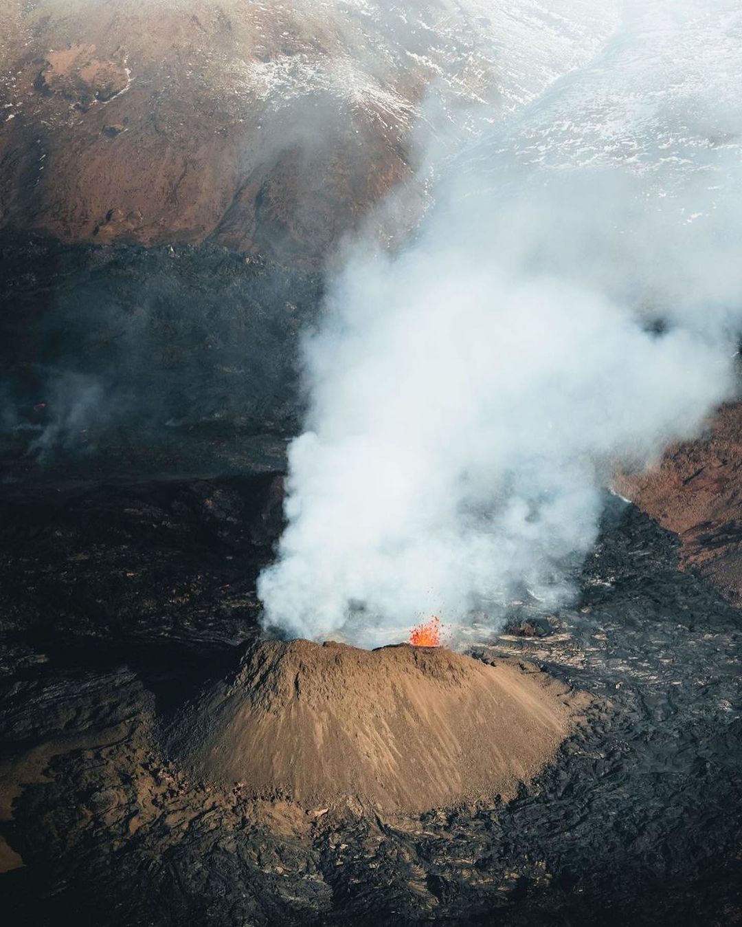 Canon Photography: Flying over a volcano. Hey, @thrainnko with another ...