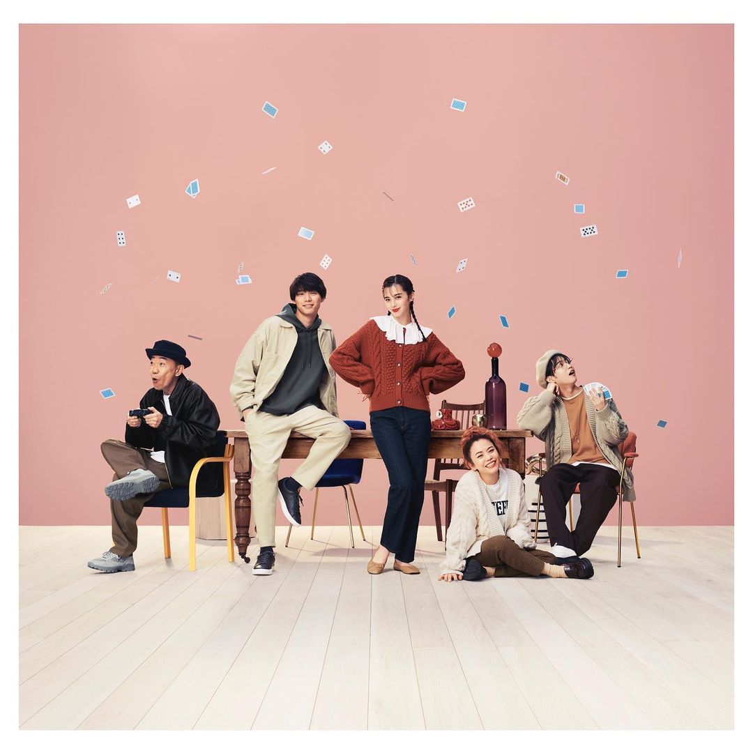 GU(ジーユー): . GAME? GUの新広告シリーズにご出演あただく5人が勢ぞろい。 今後の展開もお楽しみに！ @nakajo_ayami ...