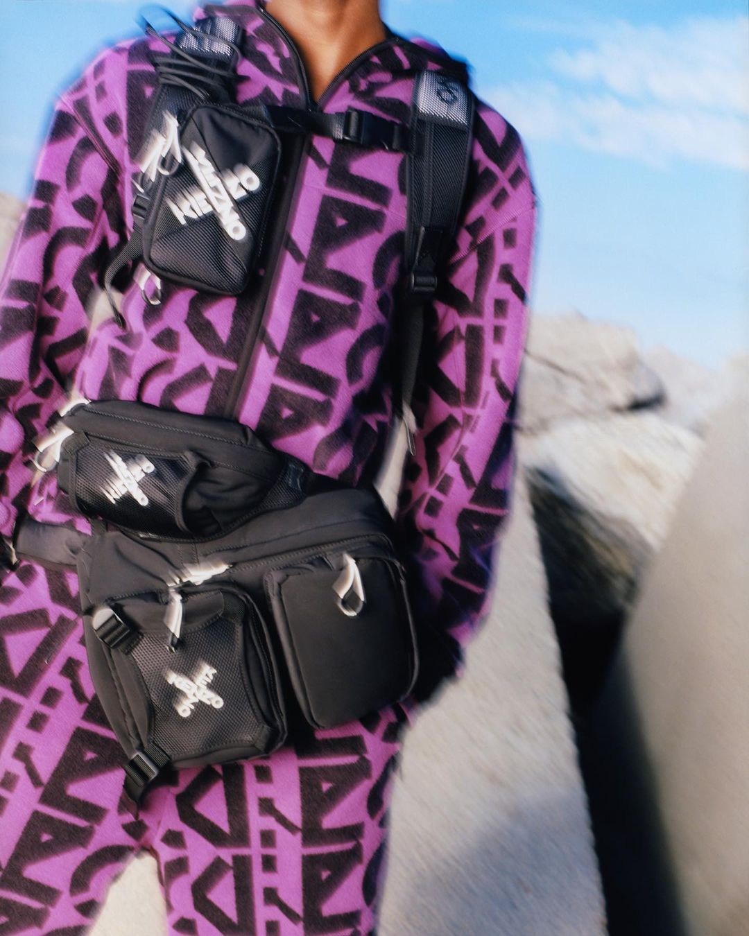 KENZO: A monogrammed matching set, and all the #KENZOsport bags you can ...