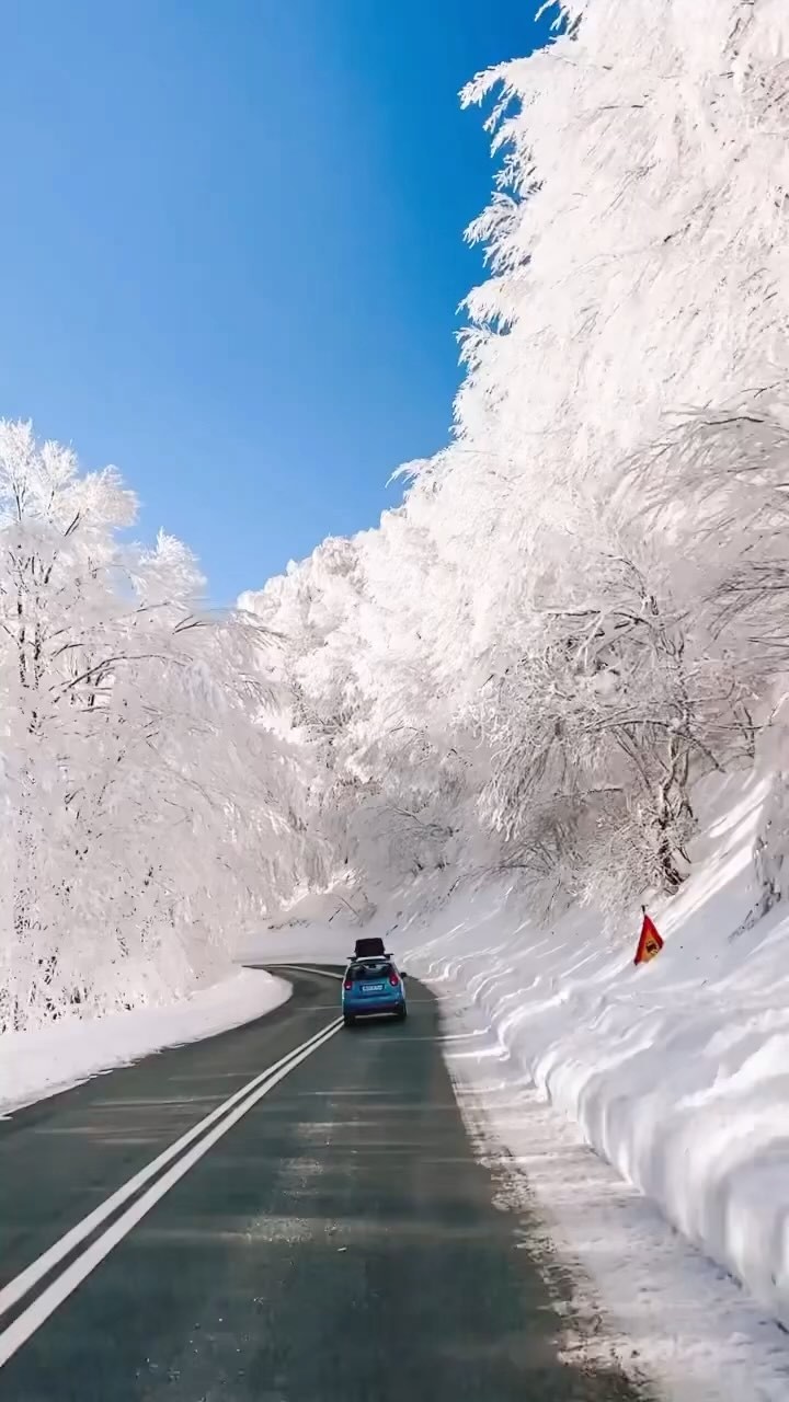 Canon Photography: Driving through a winter wonderland at Mount Vitsi ...