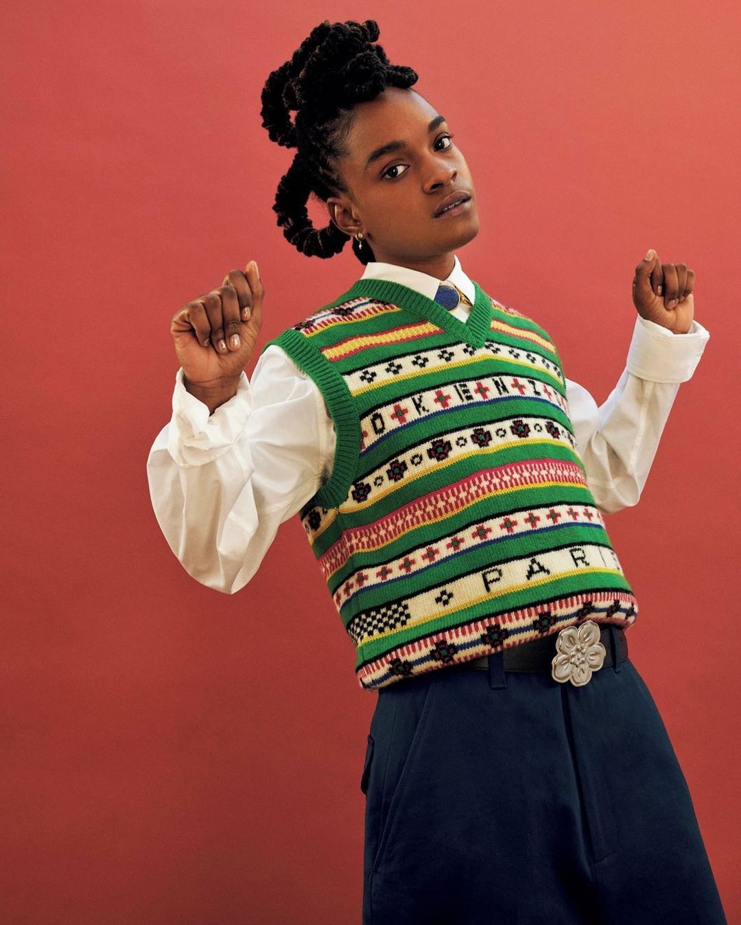 KENZO: @originalkoffee wears KENZO FW22 runway collection by @nigo for ...