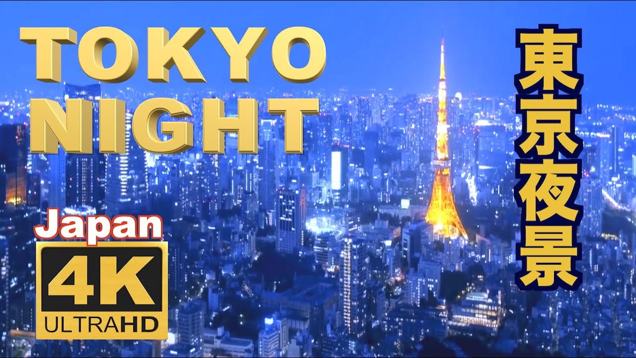 4K Tokyo night View 東京の夜景 Cyberpunk 観光 旅行 夜景 首都高速 Japan trip Cruising ...