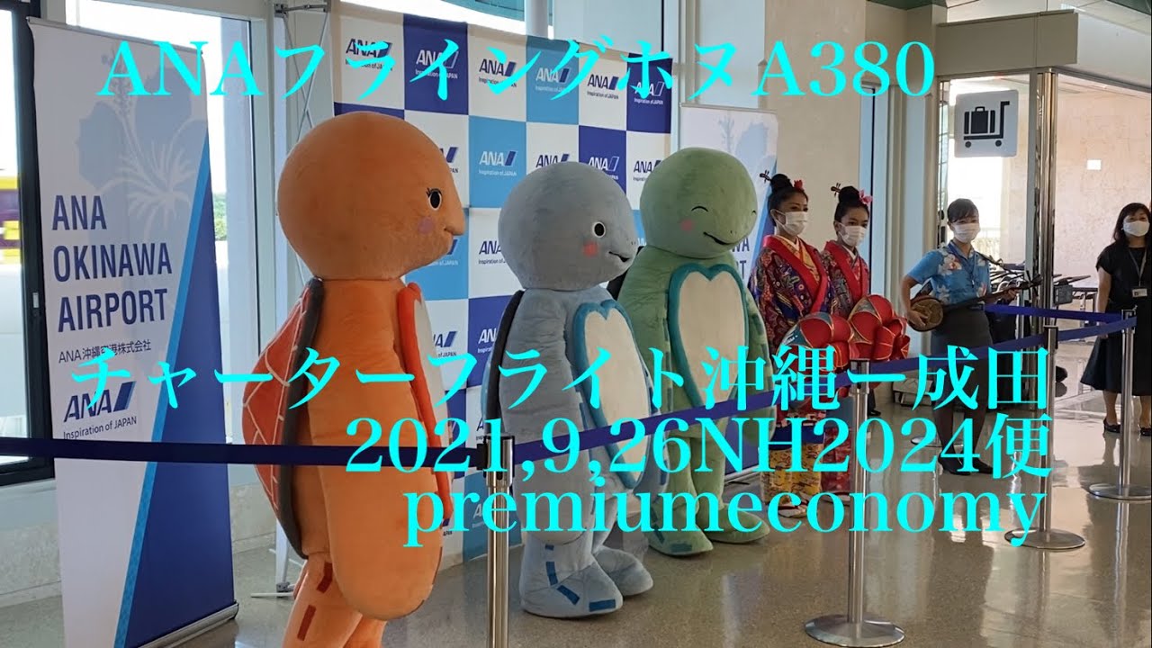 ANAフライングホヌ沖縄ツアー復路編 2021,9,26 NH2024便 那覇ー成田 Flying Honu Okinawa Tour ...