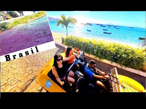 Buzios , Playa con arena rosa. Brasil Walking tour. Vlog - Ciao Nihon