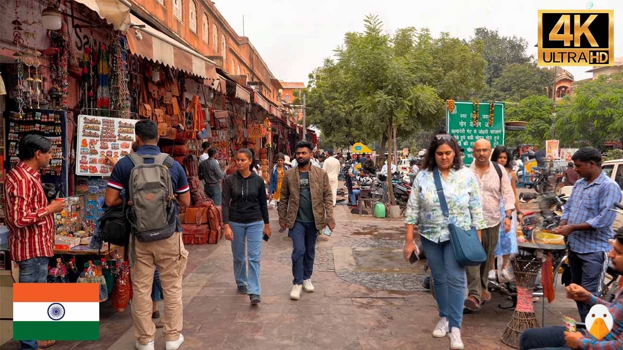 𝐉𝐚𝐢𝐩𝐮𝐫, 𝐈𝐧𝐝𝐢𝐚🇮🇳 Real Ambience in the Amazing Pink City (4K HDR) - Ciao ...
