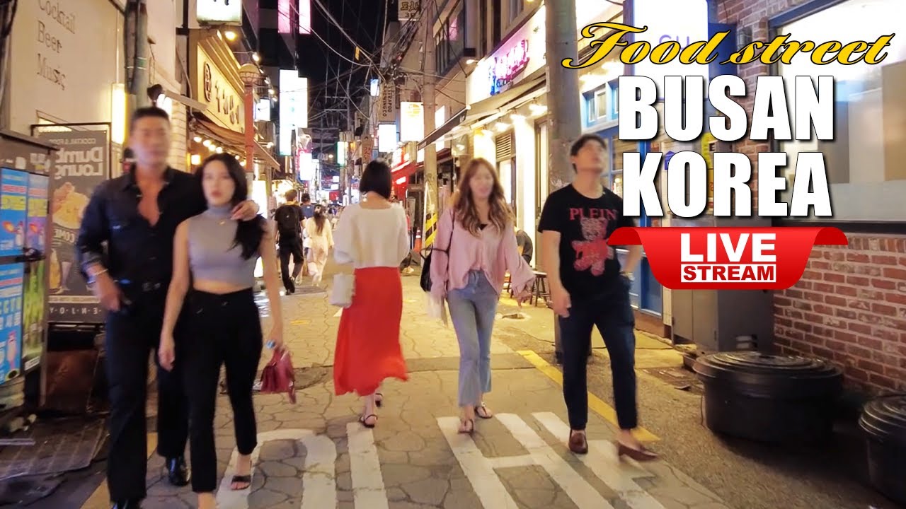 2024 Happy new Year 🥰 Busan Korea Travel Live | Busan club street night ...