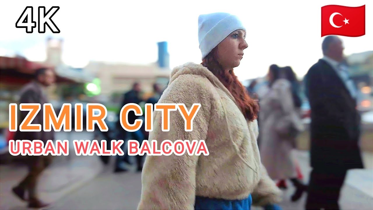 4K Walking Tour in nice Urban Balcova, Izmir, TURKEY, from Kipa to ...