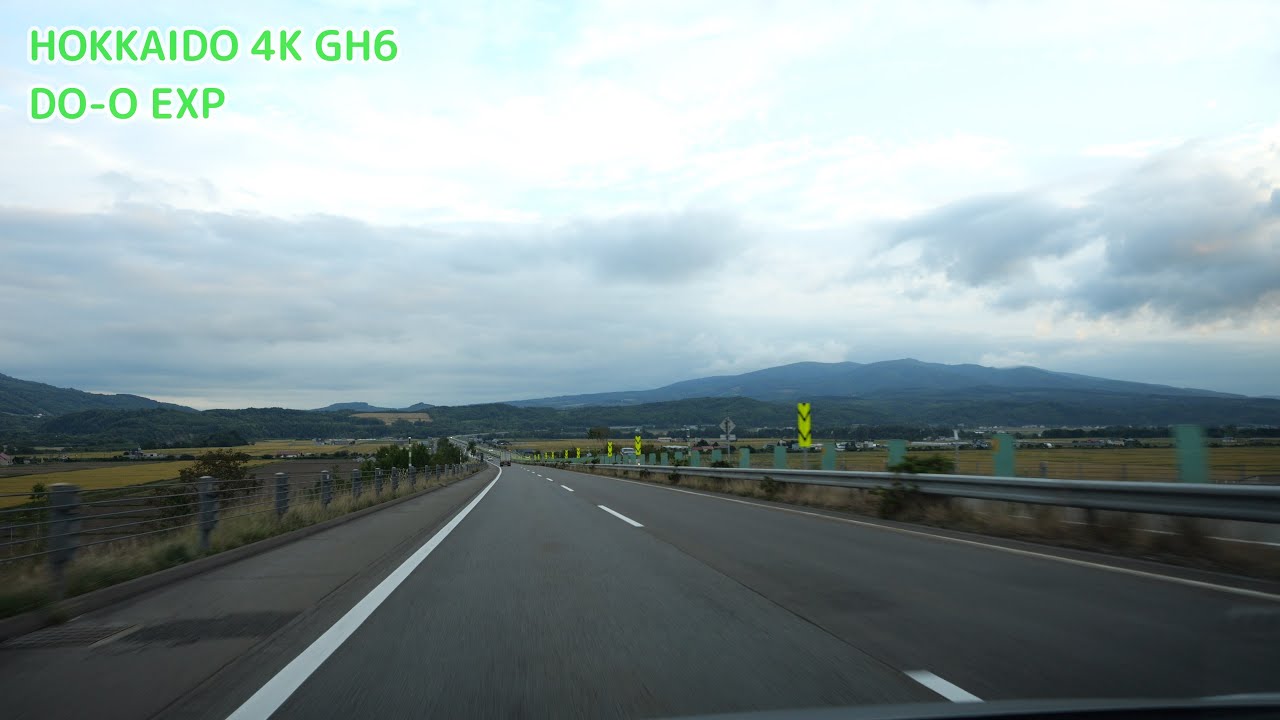 E5 道央自動車道（札幌・函館方面 4K/60p GH6 車載動画 2023ドライブ）：旭川鷹栖IC～札幌IC [ 旭川市～札幌市] DO-O EXP Highway drive ...