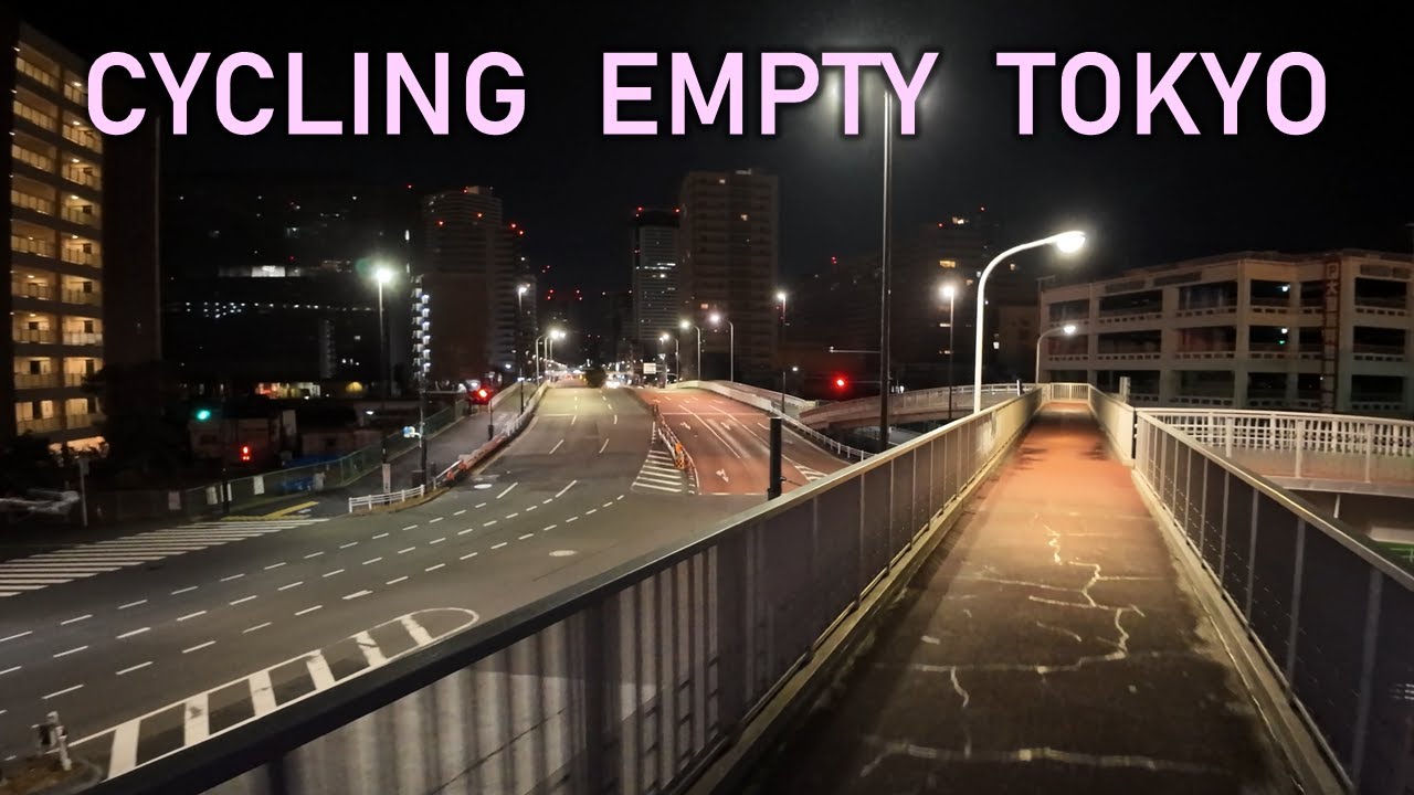 Empty Tokyo, Midnight Cycling on Artificial Islands・4K - Ciao Nihon