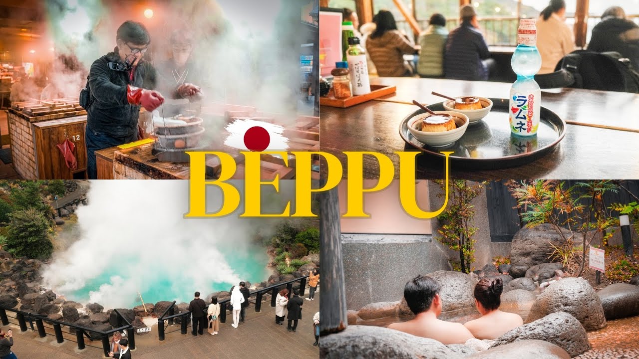 A trip to BEPPU, Japan's best onsen town: Beppu Hells | Hyotan Onsen ...