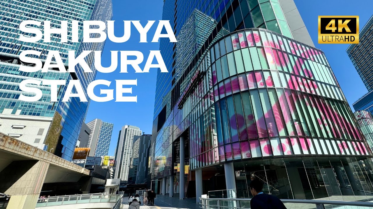 [4K] Shibuya Sakura Stage in TOKYO 🇯🇵🐧 Nonstop Walking Tour - Ciao Nihon