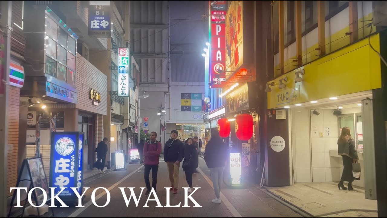 🇯🇵 Tokyo, Japan Walking Tour | Busy Night Walk in Ueno [4K HDR 60 fps ...