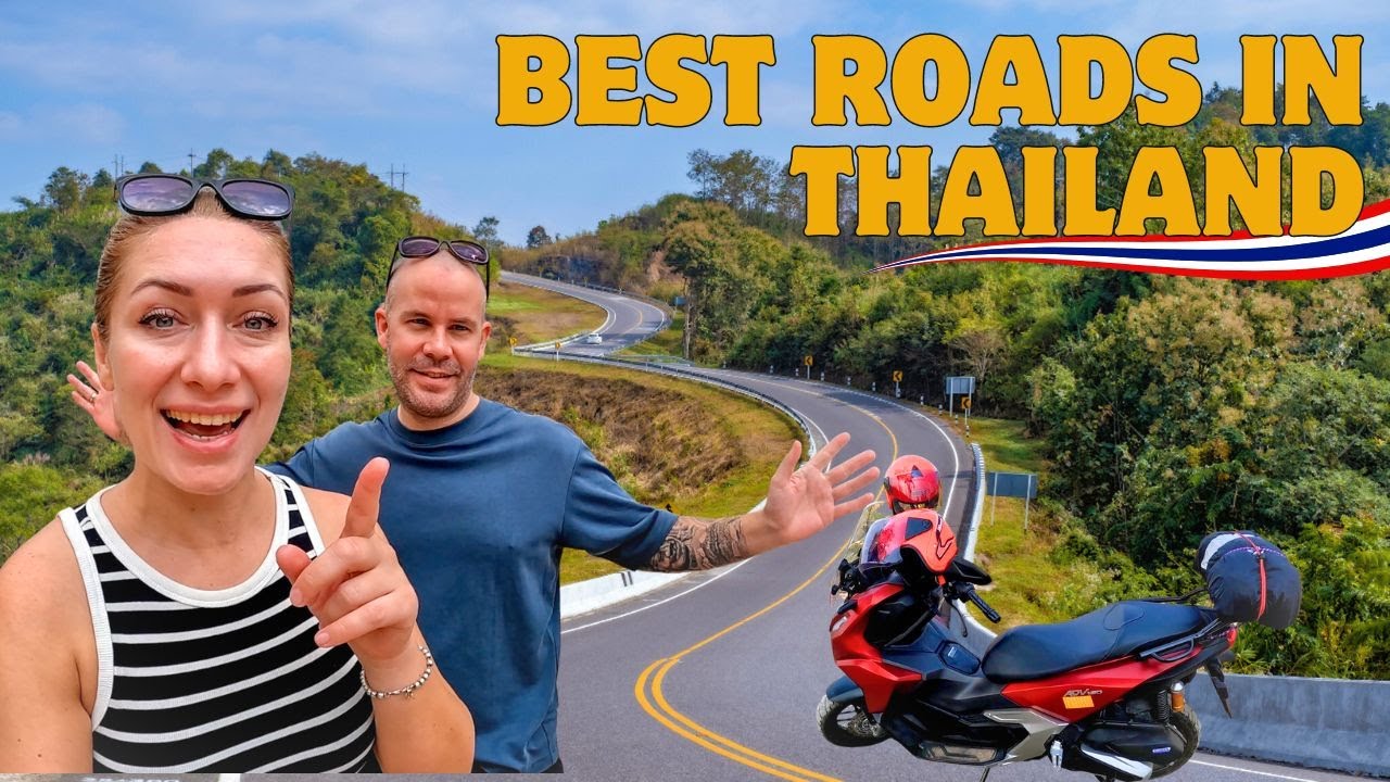 Riding a motorcycle in Nan Thailand - Scenic roads in North Thailand ...