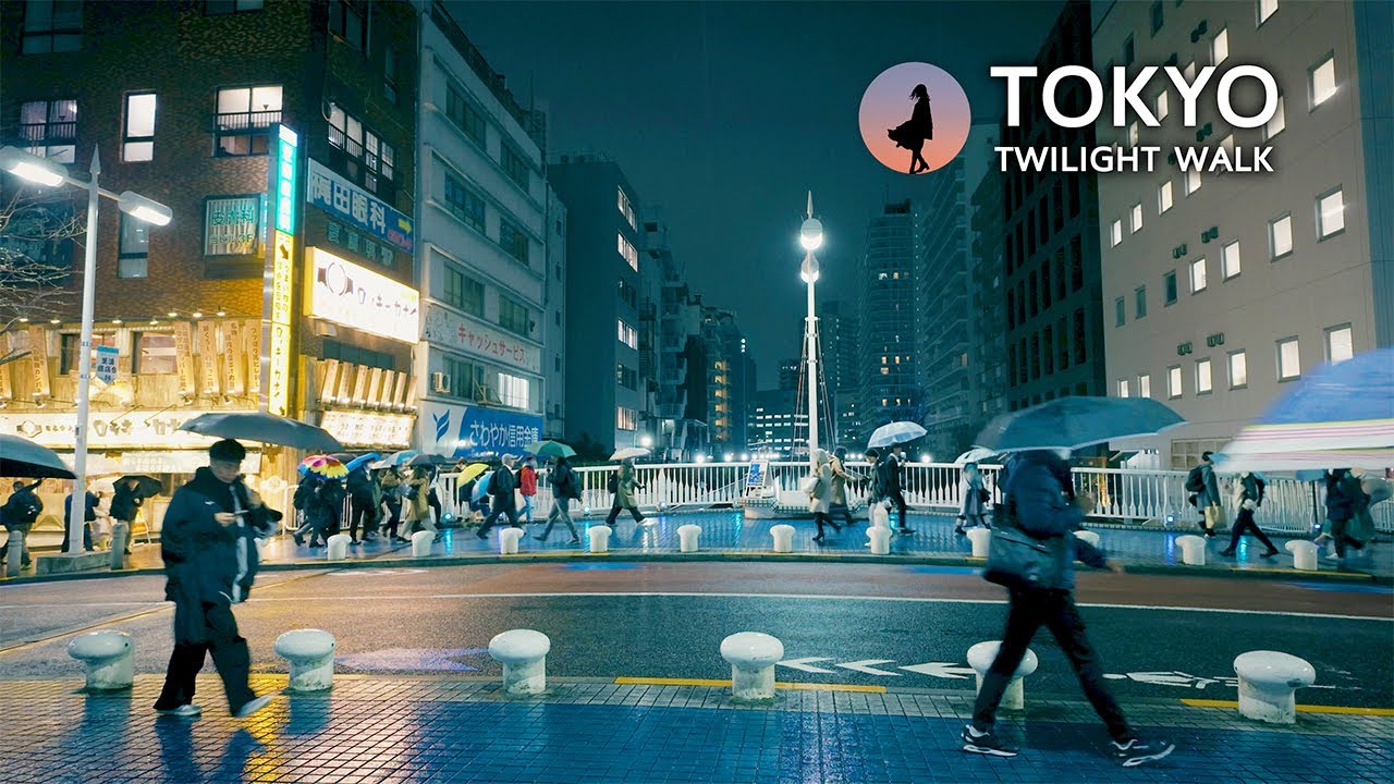 Japan, Tokyo walking tour | Tamachi in evening [4K] - Ciao Nihon