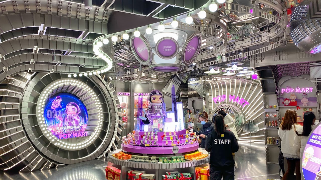 Exploring the Biggest Pop Mart Store in Shanghai , China / Shanghai Pop ...