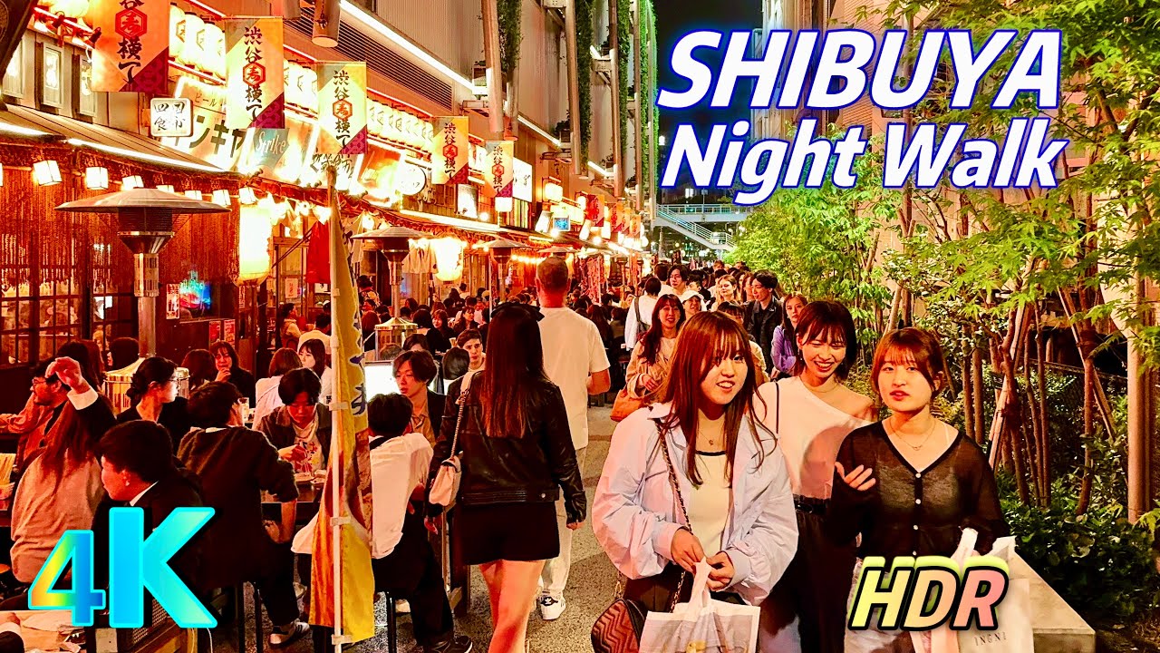 [4K HDR] Shibuya Night Walk - Joyous Weekend Ambience, Tokyo, Japan. [Tokyo Night Walk]😍📸 - Ciao ...
