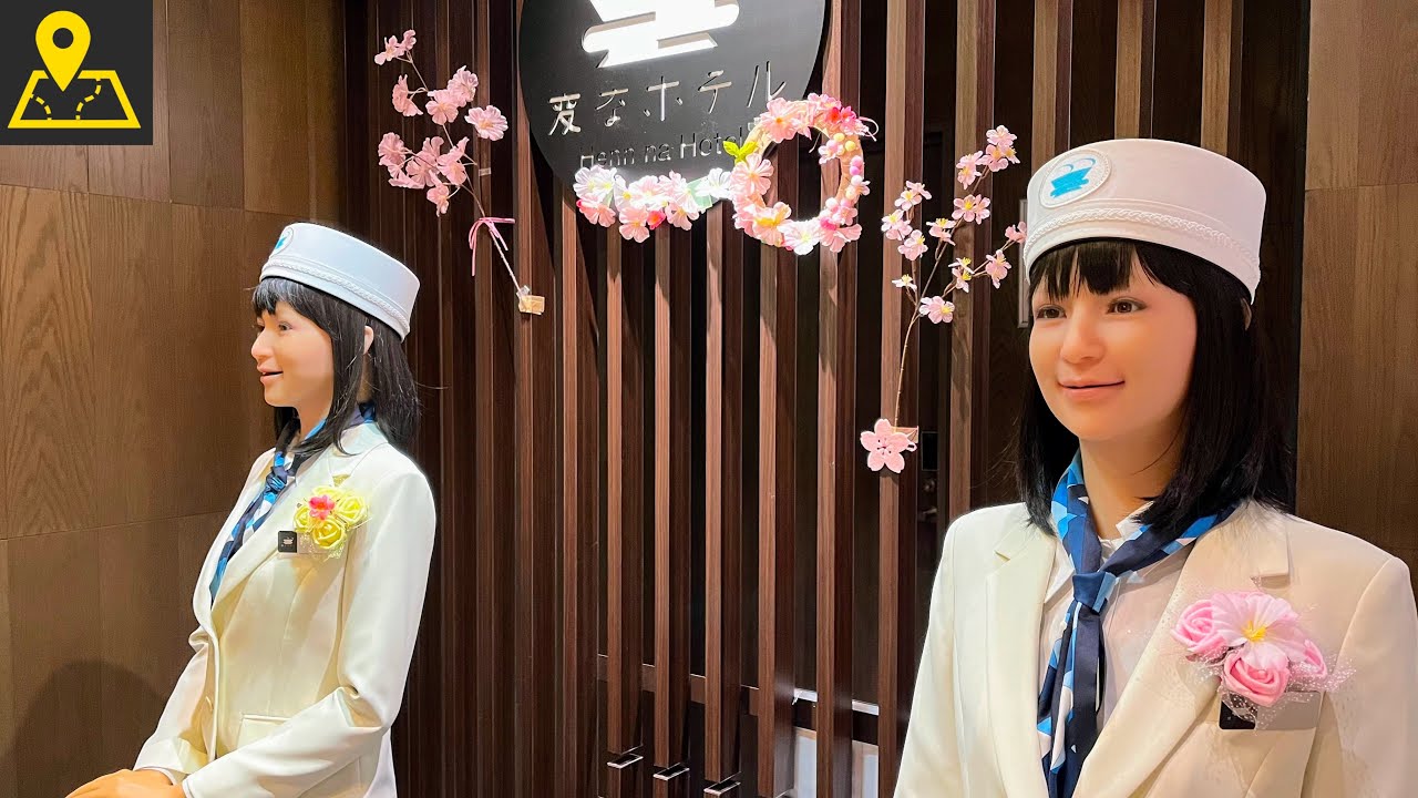 Staying at World's First Robot Hotel near Tsukiji Tokyo 🤖 Henn na Hotel ...