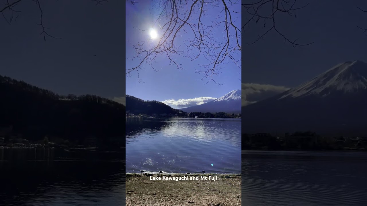 Beautiful day,beautiful Mt Fuji 6/Dec/2023 from Lake Kawaguchi - Ciao Nihon