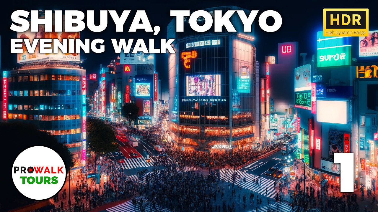 Shibuya Night Walk: Tokyo's Neon Wonderland | 4K 60fps HDR with ...