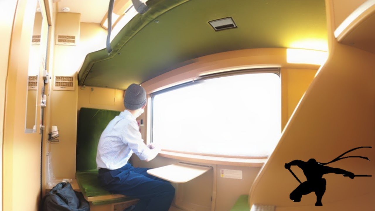 Japan's unique sleeper train, Sunrise Seto, for a 10-hour solo journey ...