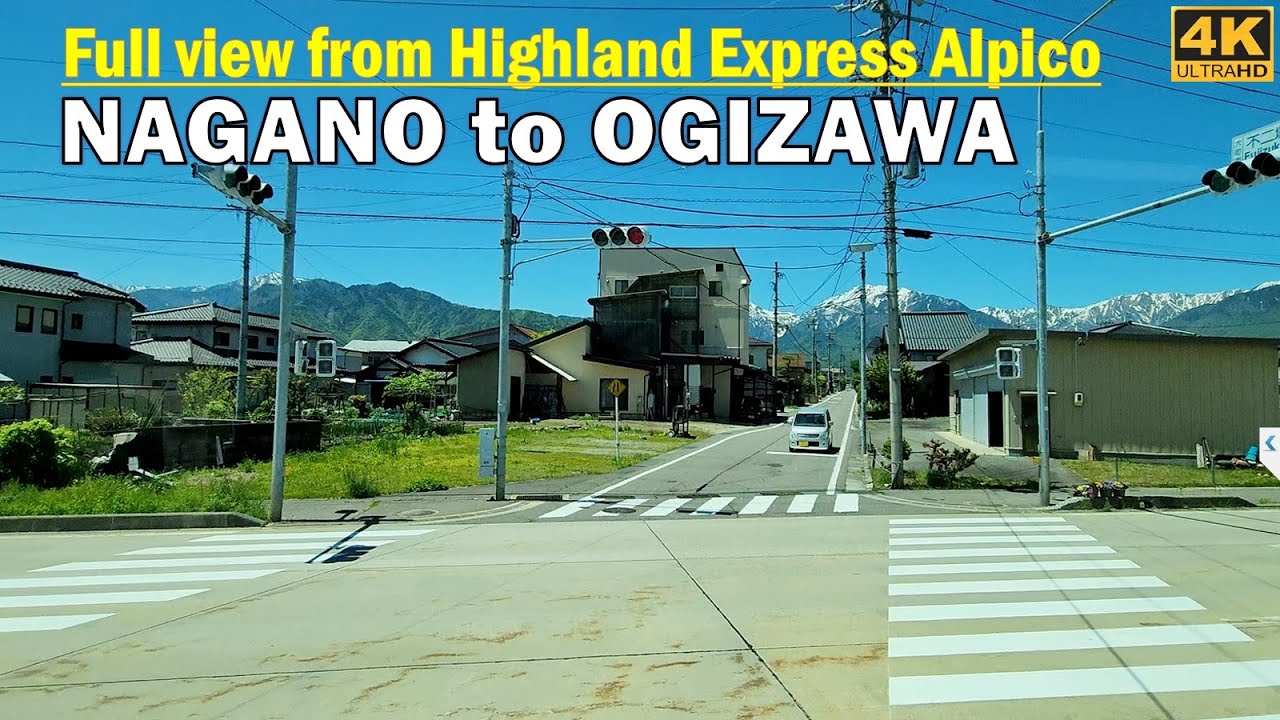 Full 1,5 Hours View of Japanese rural area Pemandangan Jepang ...