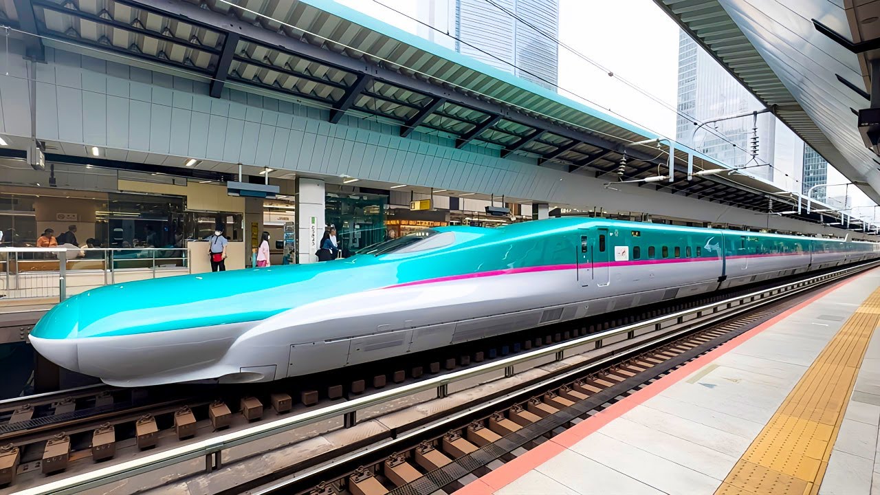 First Class on Japan's Fastest Bullet Train Shinkansen from Tokyo to ...