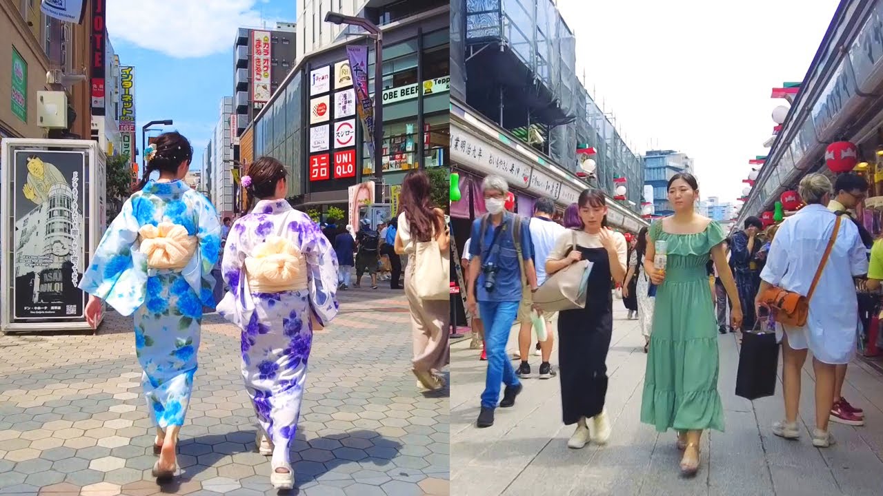 Tokyo Walk - Tokyo downtown walking route. From Ueno to Kinshicho ...