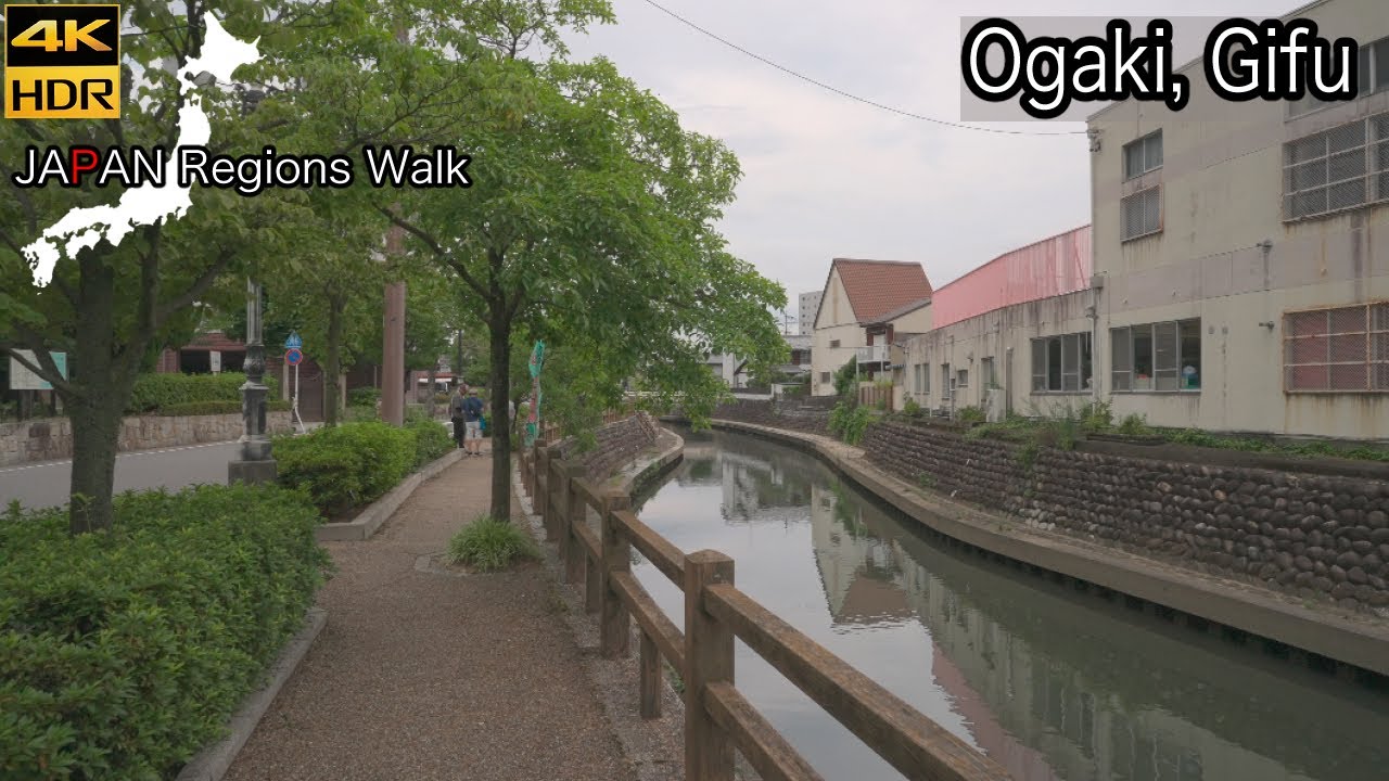 From Ogaki Castle to Ogaki Station | Ogaki,Gifu | 4K HDR | 大垣城から大垣駅 - Ciao Nihon