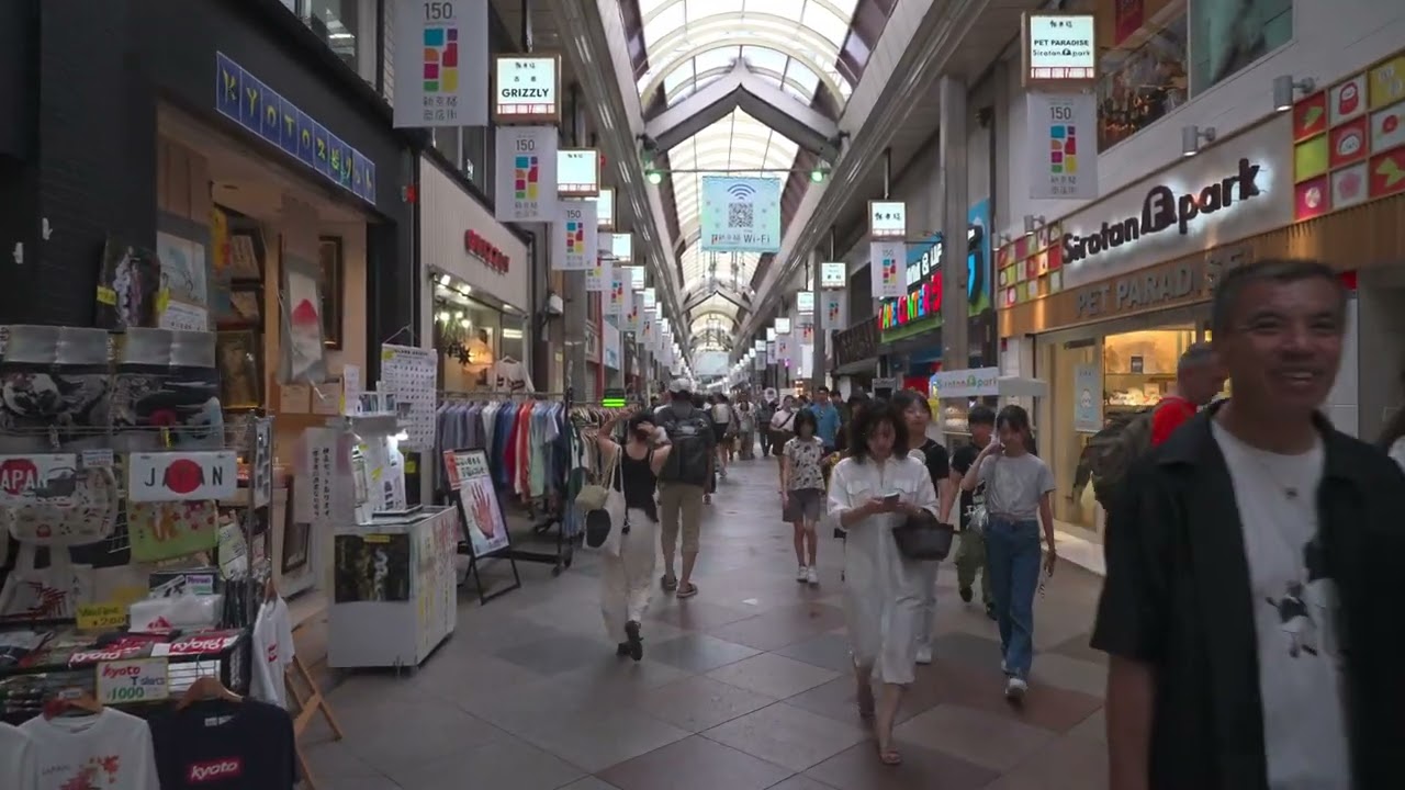Nishikikoji dori | Nakagyo Ward,Kyoto | 4K HDR | 京都府 錦小路通り - Ciao Nihon