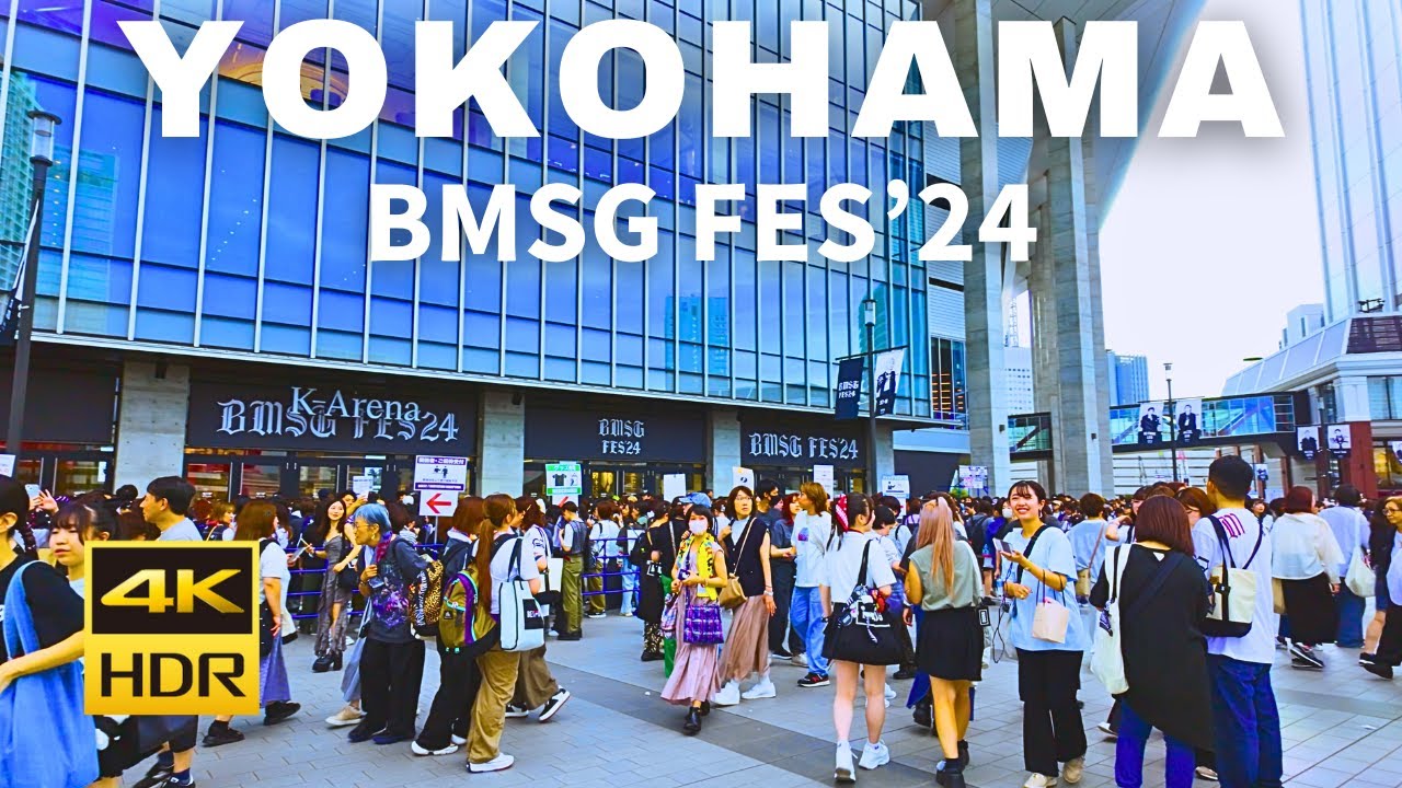 【4K HDR🇯🇵】BMSG FES'24, a large-scale festival featuring 23 artists, is being held in Yokohama ...