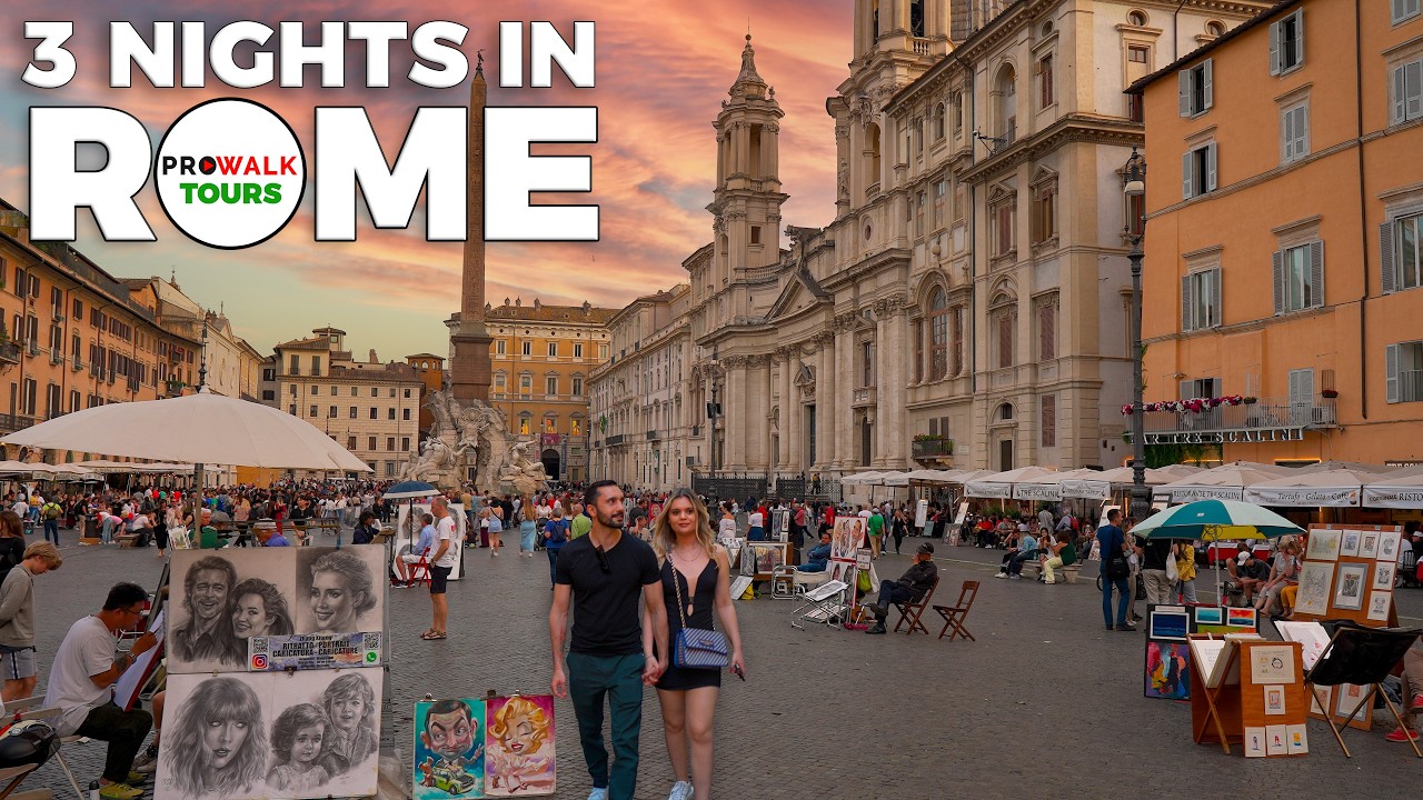Three Nights in Rome 2024! - Walking Tour 4K60fps with Captions - Ciao ...